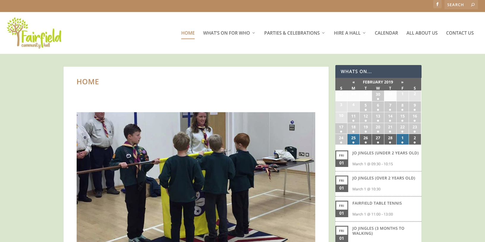 Fairfield Community Hall launches new website – Fairfield Matters